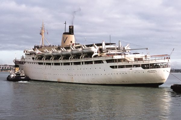 Fairsky of Sitmar Line - Shipping Today & Yesterday Magazine